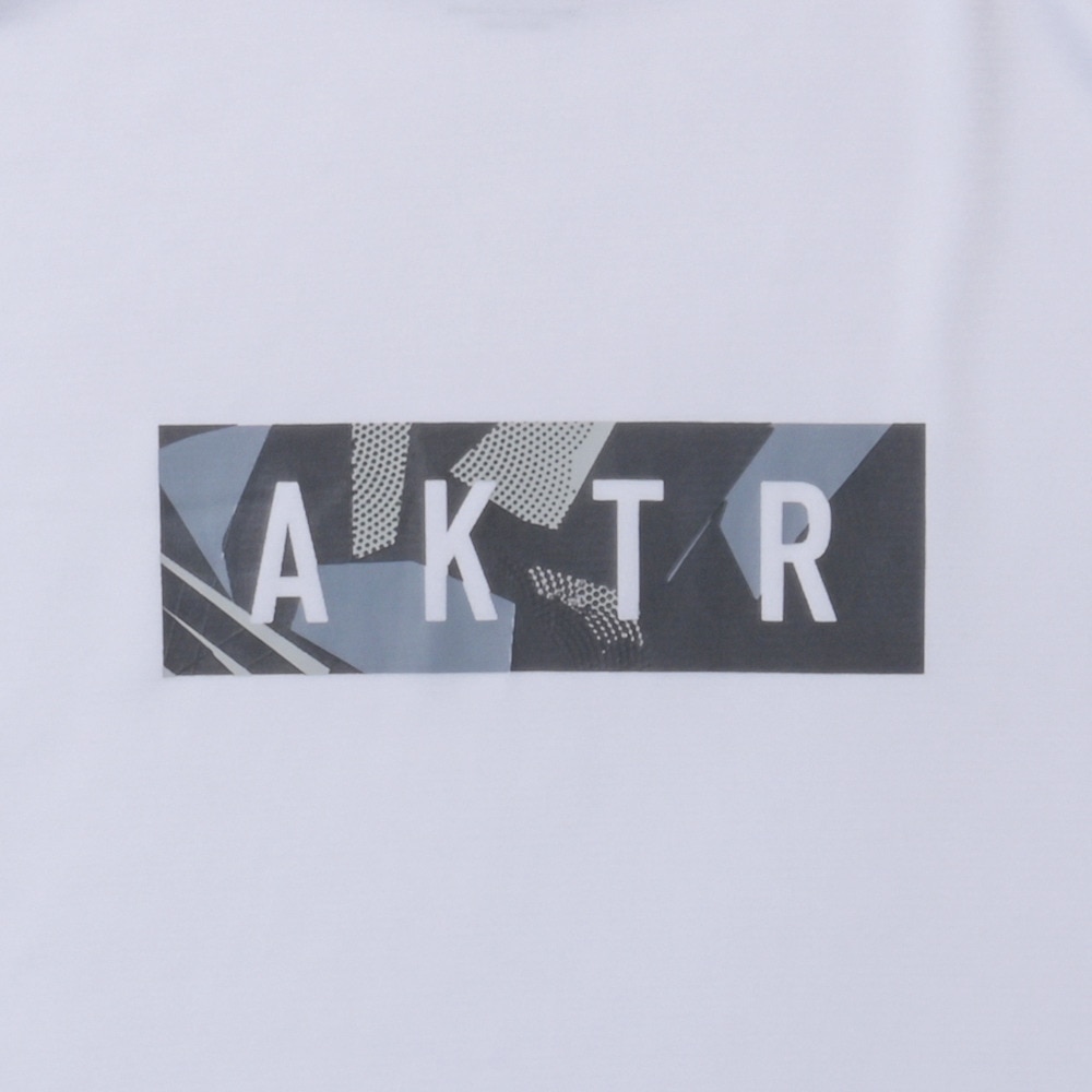 アクター（AKTR）（メンズ）バスケットボールウェア ロンT POLYGON CAMO 長袖Tシャツ LOGO 221-013005 WH | スポーツ用品はスーパースポーツゼビオ