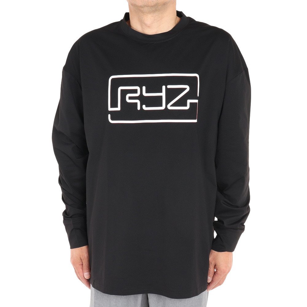ライズ（RYZ）（メンズ）バスケットボールウェア ロンT 長袖Tシャツ 751R1CD6606 BLK | スポーツ用品はスーパースポーツゼビオ