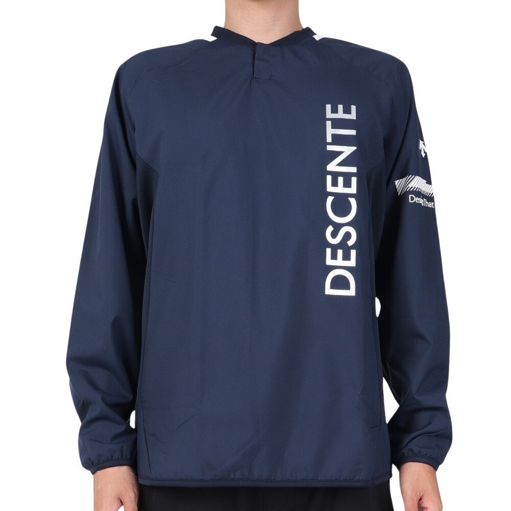 デサント（DESCENTE）（メンズ、レディース）バレーボールウェア ウォーマージャケット DVUWJF30 NV | ゴルフ用品はヴィクトリアゴルフ