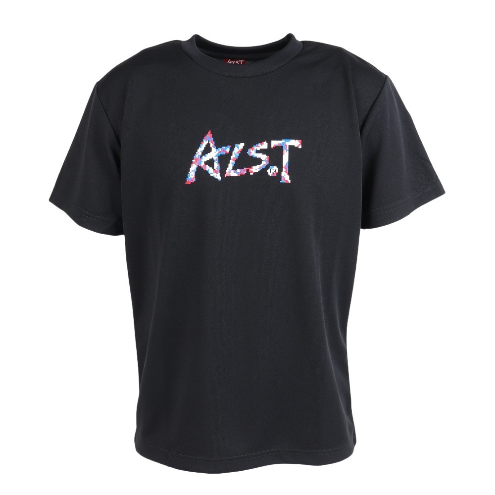 アルスト（ALST）（メンズ）バレーボールウェア ピクセルロゴTシャツ VB24TS07-06 ブラック/レッド | スポーツ用品はスーパー ...