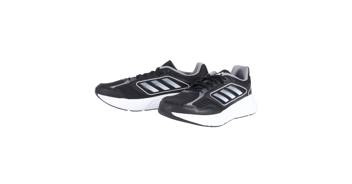 アディダス（adidas）（メンズ）ランニングシューズ ギャラクシー スター ブラック IF5398 スニーカー ジョギング トレーニング ...