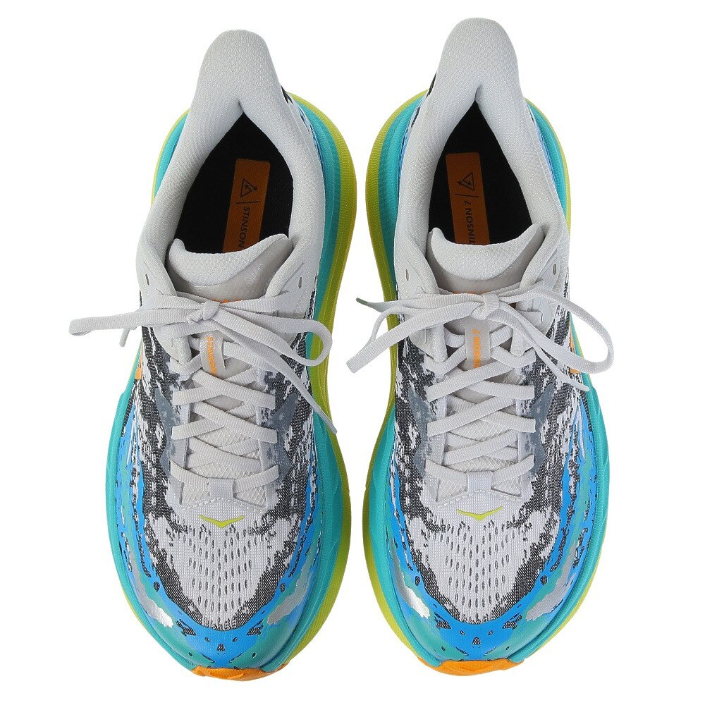 ホカ（HOKA）（メンズ）ランニング シューズ スティンソン 7 ホワイト イエロー 1141530-WEPR スニーカー トレイルラン オフ ...