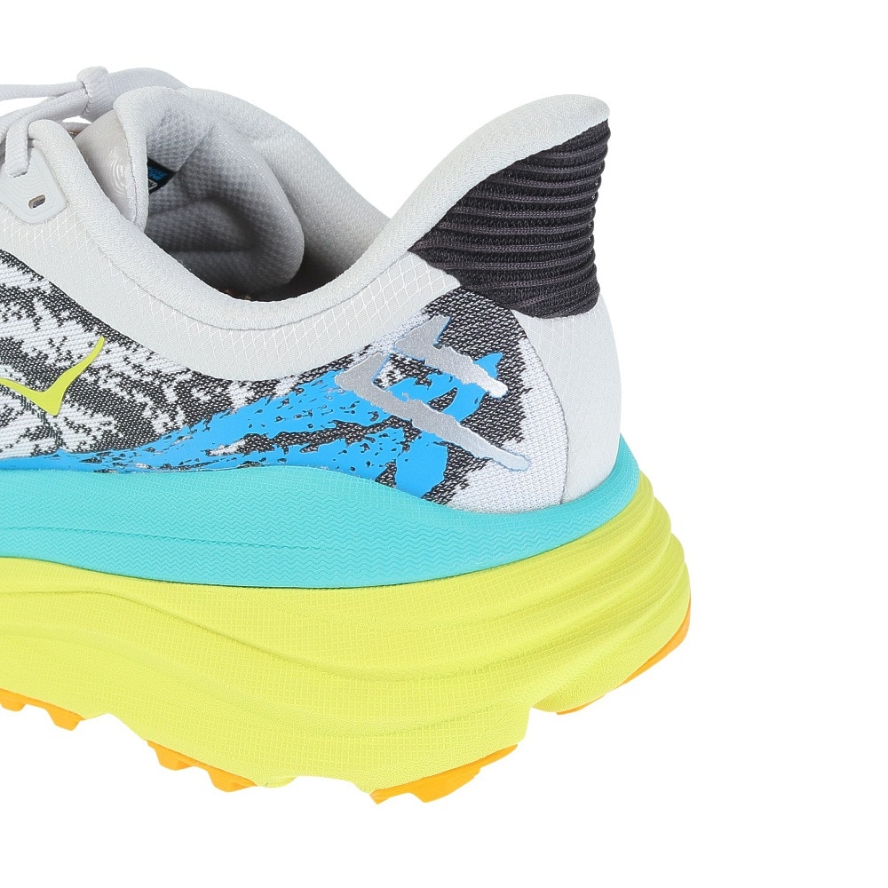 ホカ（HOKA）（メンズ）ランニング シューズ スティンソン 7 ホワイト イエロー 1141530-WEPR スニーカー トレイルラン オフ ...