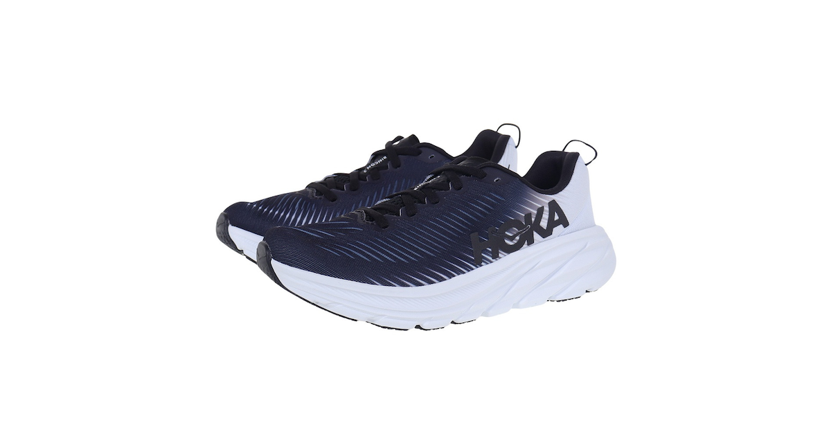 ホカ（HOKA）（レディース）ランニングシューズ リンコン 3 レギュラー ブラック ホワイト 1119396-BWHT スニーカー ...