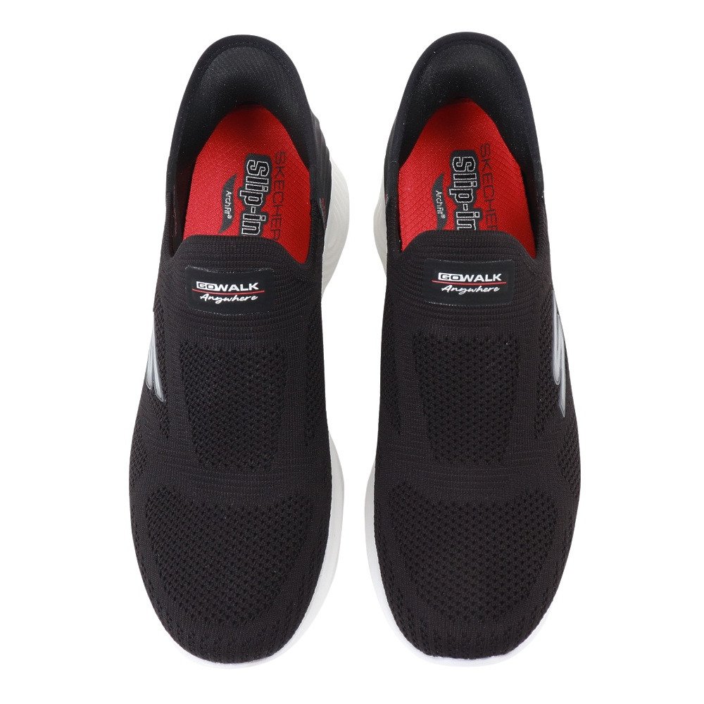 スケッチャーズ（SKECHERS）（メンズ）ウォーキングシューズ スリップインズ ゴーウォーク エニーウェア ブラック 216301-BKW ...