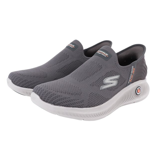 スケッチャーズ（SKECHERS）（メンズ）ウォーキングシューズ スリップインズ ゴーウォーク エニーウェア グレー 216301-CHAR ...