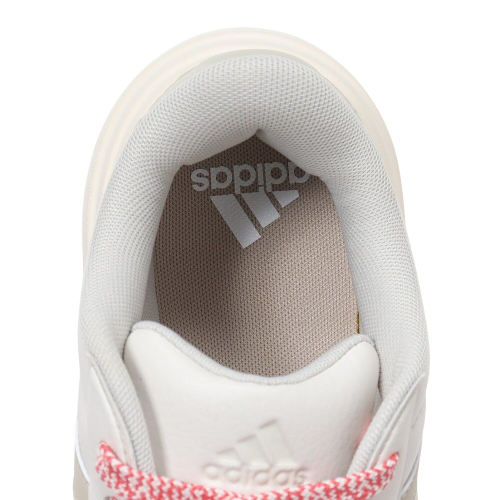 アディダス（adidas）（レディース）スニーカー グランドコートプラットフォーム ベージュ IE1094 カジュアル スポーツシューズ 厚底 ...