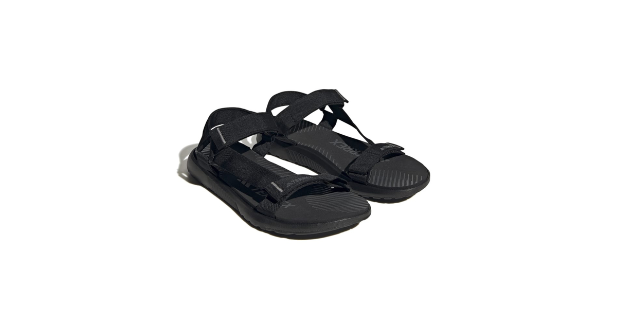 アディダス（adidas）（メンズ、レディース）スポーツサンダル テレックス ハイドロテラ ライト ブラック ID4273 ストラップ 面 ...