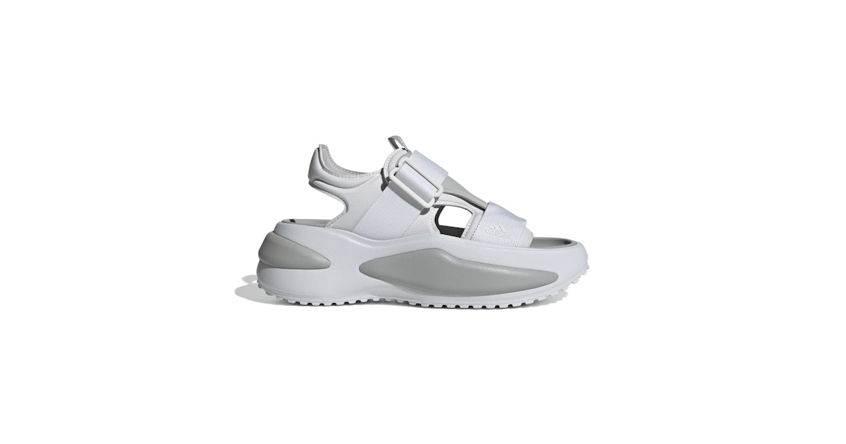 アディダス（adidas）（レディース）サンダル メハナサンダル ライトグレー IE7890 ストラップサンダル 快適 耐久性 スタイリッシュ ...