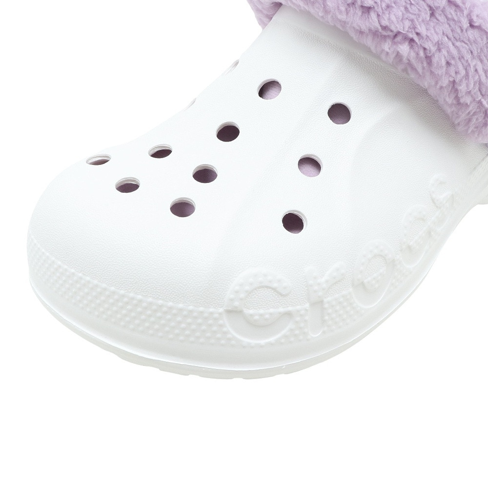 クロックス（crocs）（メンズ、レディース）スポーツサンダル バヤ ラインド ファズ ストラップ クロッグ ホワイト 206633-577-2022 ボア付 軽量 室内外履き | スポーツ用 ...