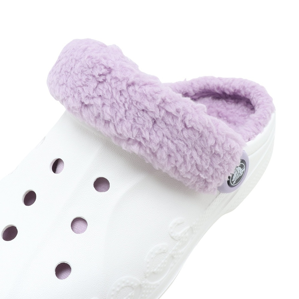 クロックス（crocs）（メンズ、レディース）スポーツサンダル バヤ ラインド ファズ ストラップ クロッグ ホワイト 206633-577-2022 ボア付 軽量 室内外履き | スポーツ用 ...