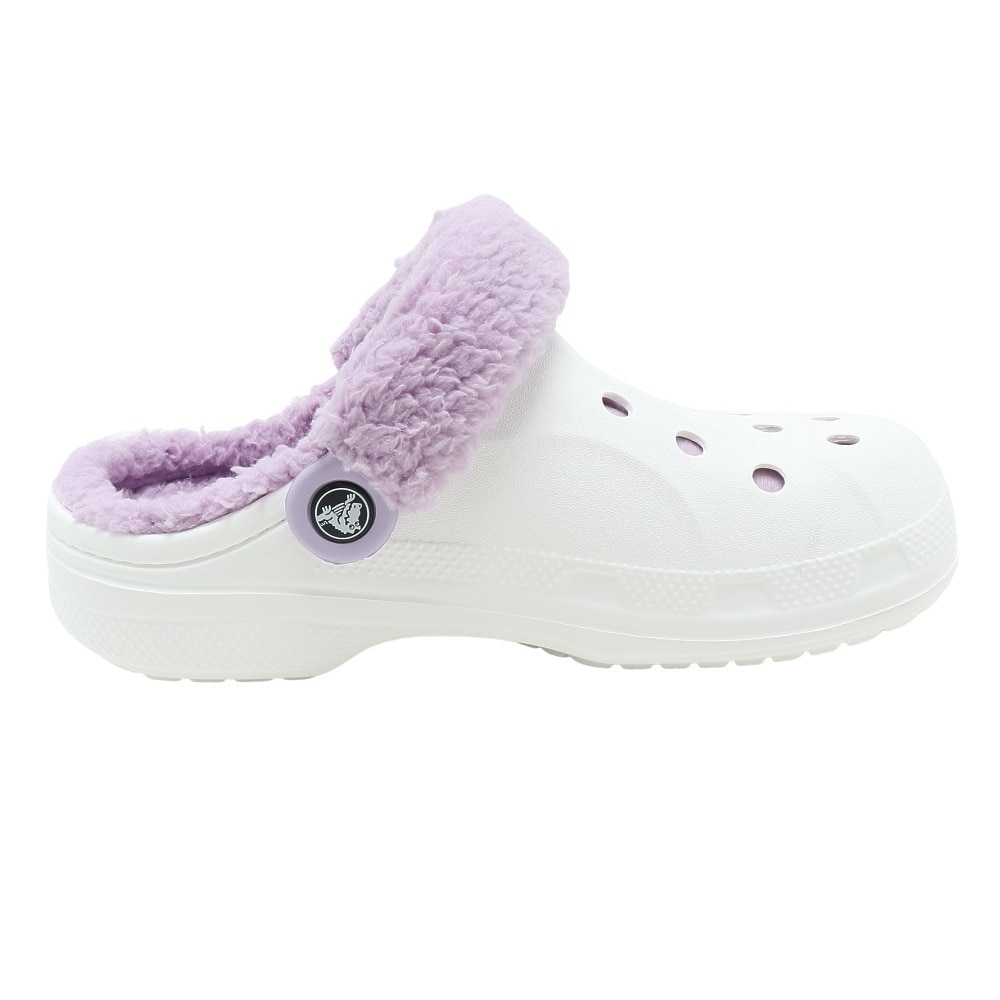 クロックス（crocs）（メンズ、レディース）スポーツサンダル バヤ ラインド ファズ ストラップ クロッグ ホワイト 206633-577-2022 ボア付 軽量 室内外履き | スポーツ用 ...