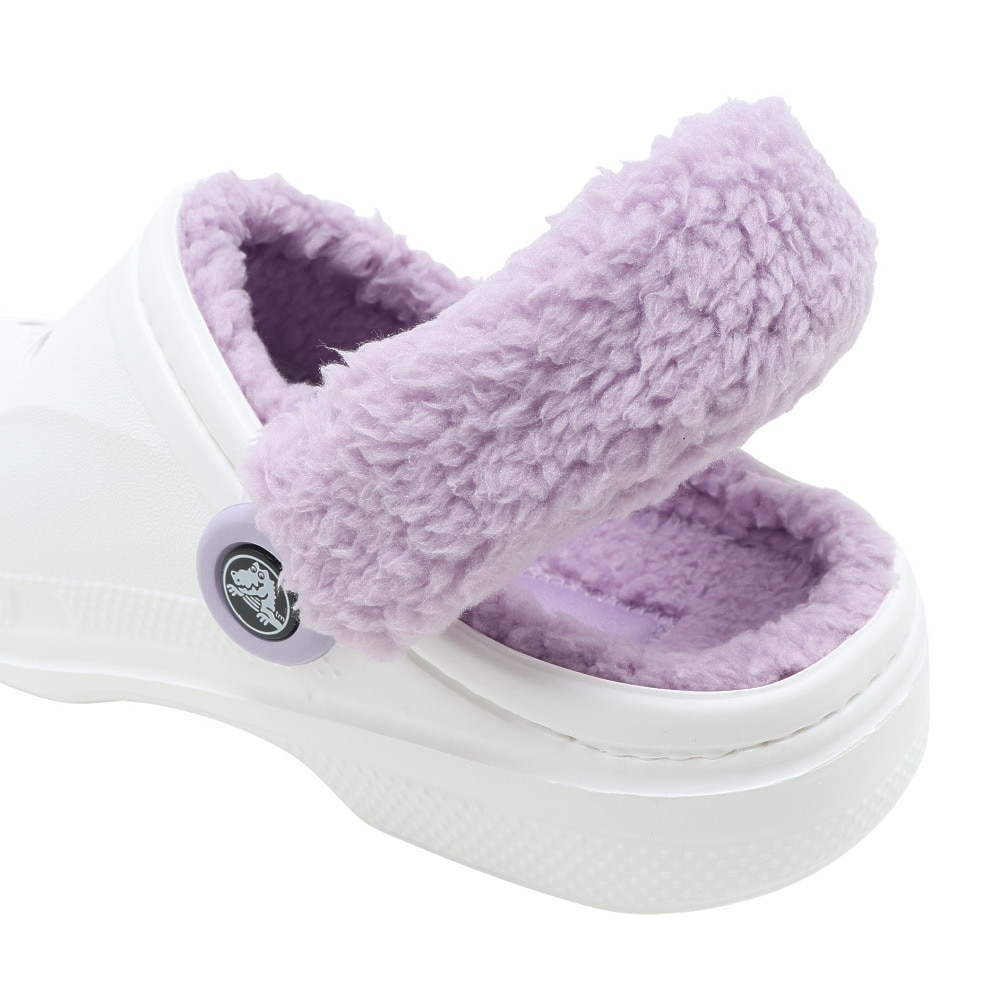 クロックス（crocs）（メンズ、レディース）スポーツサンダル バヤ ラインド ファズ ストラップ クロッグ ホワイト 206633-577-2022 ボア付 軽量 室内外履き | スポーツ用 ...