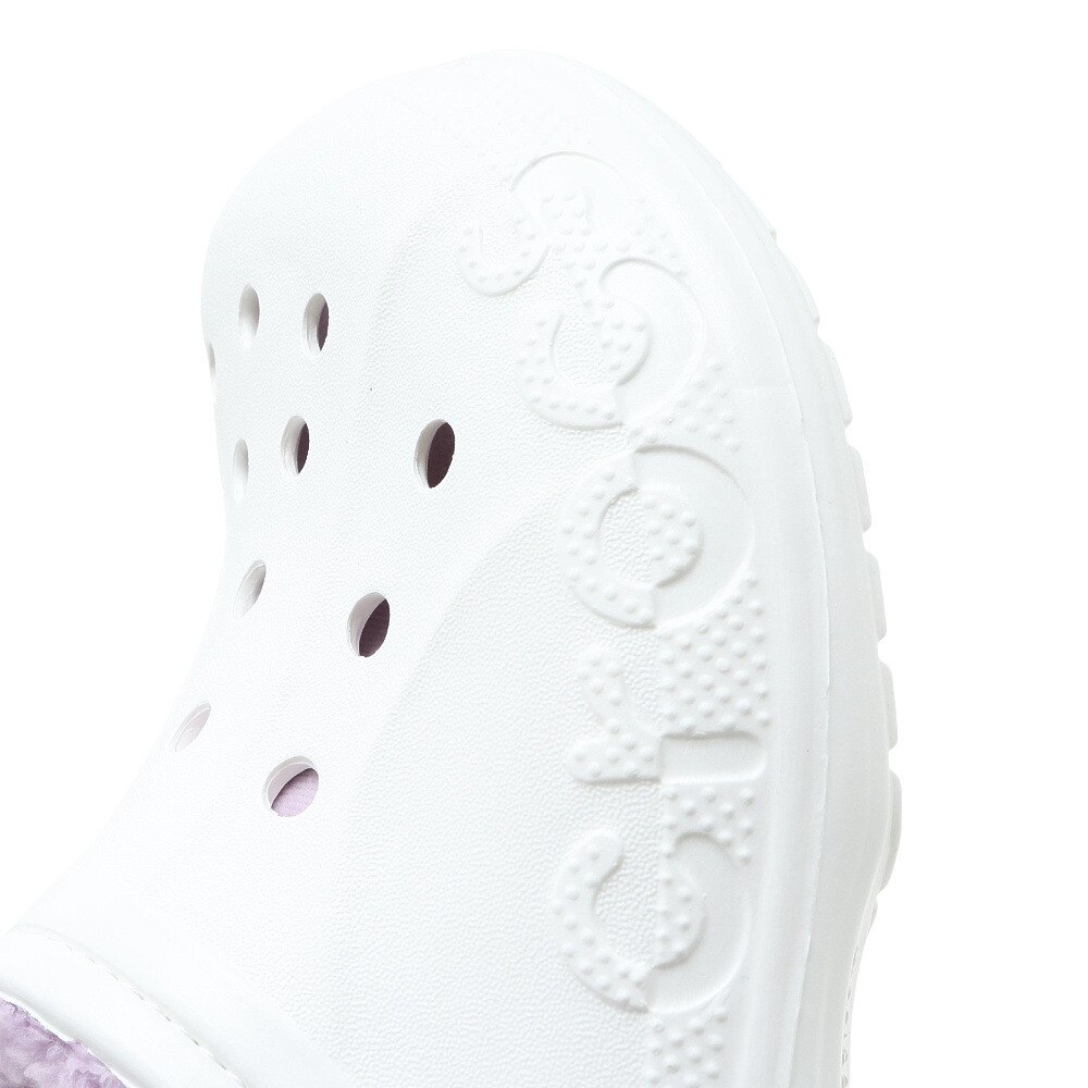 クロックス（crocs）（メンズ、レディース）スポーツサンダル バヤ ラインド ファズ ストラップ クロッグ ホワイト 206633-577-2022 ボア付 軽量 室内外履き | スポーツ用 ...