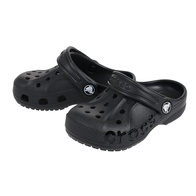 クロックス（crocs）（キッズ）ジュニアサンダル バヤ クロッグ トドラー ブラック 207012-001-2023 スポーツ シャワサン ...