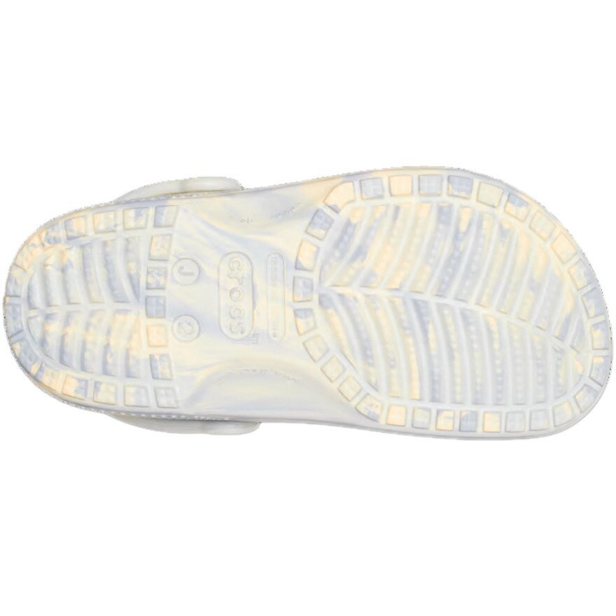 クロックス（crocs）（キッズ）ジュニアサンダル クラシック マーブル クロッグ キッズ グレー 207464-1FS-2023 レジャー ...