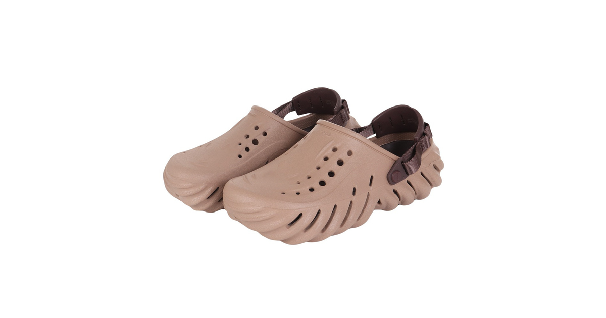 クロックス（crocs）（メンズ、レディース）スポーツサンダル エコークロッグ モカチャ 207937-2Q9 軽量 速乾性 通気性 タウン ...