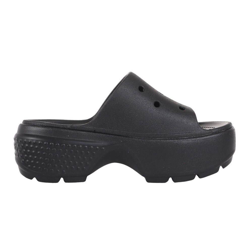 Black platform crocs store