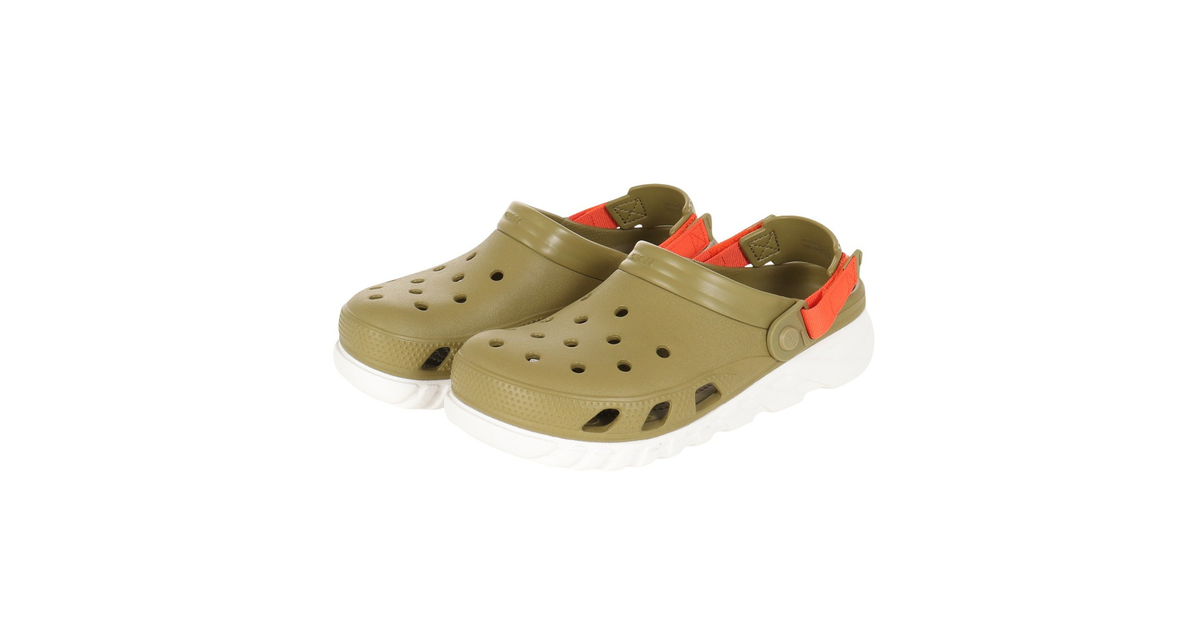 クロックス（crocs）（メンズ）サンダル デュエット マックス クロッグ Aloe 208776-3UA | スポーツ用品はスーパースポーツゼビオ