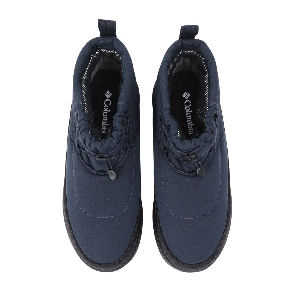 コロンビア（Columbia）（メンズ、レディース）ブーツ イエローテイル ショーティー ウォータープルーフ オムニヒート ネイビー YU2743 464 ショート 雨 雪 | スポーツ用品は ...