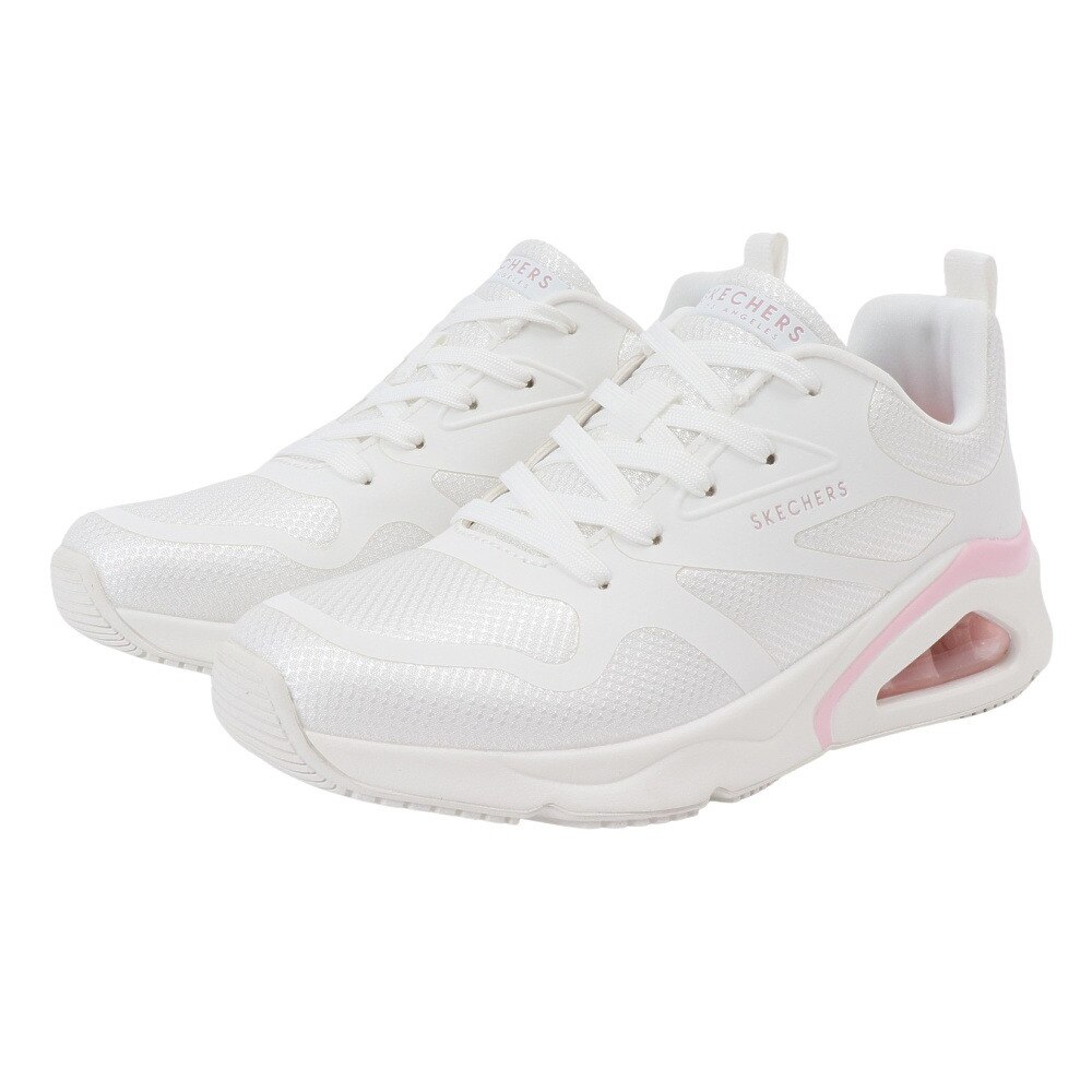 スケッチャーズ（SKECHERS）（レディース）カジュアルシューズ トレスエアウノレボリューションエアリー ホワイト 177420-WHT ...