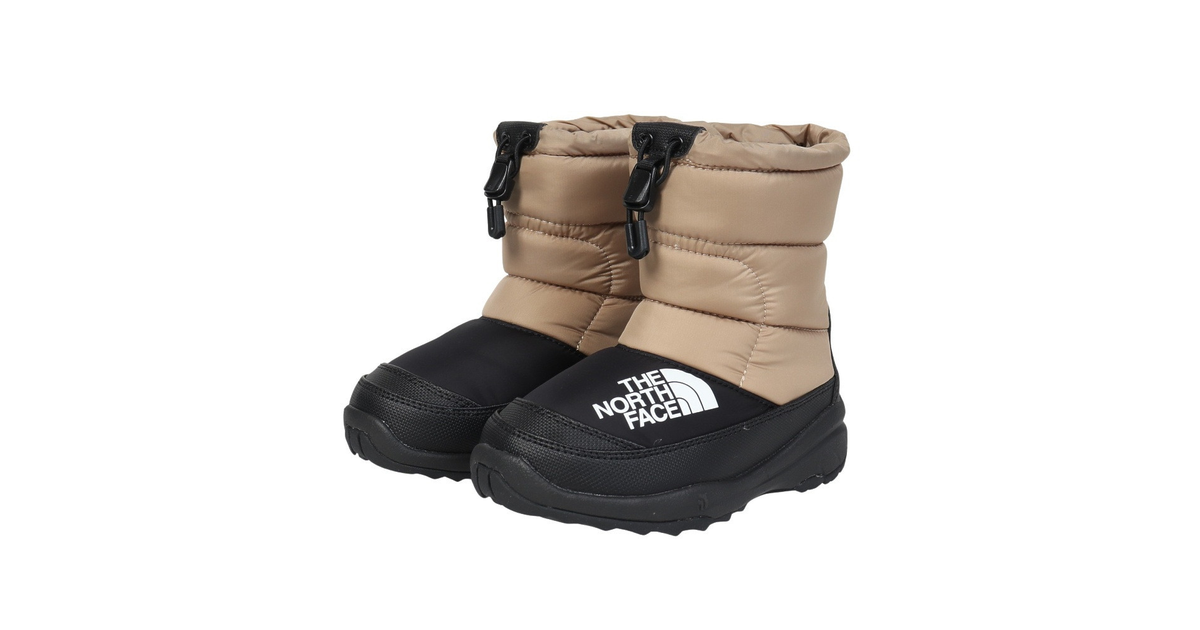 ザ・ノース・フェイス（THE NORTH FACE）（キッズ）ジュニア ブーツ ヌプシ ブーティ VII ベージュ NFJ52288 KT 保温 防水 雪 雪道 雪遊び ウィンターブーツ 冬 ...