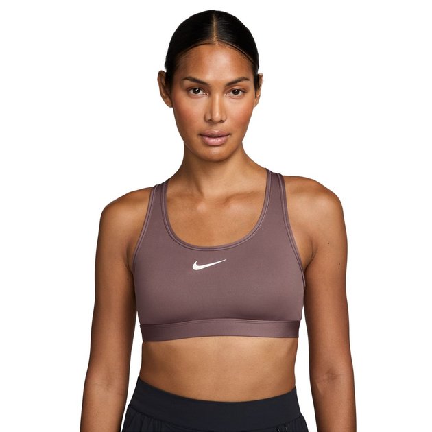 ナイキ（NIKE）（レディース）スウッシュ ミディアムサポート パッディド スポーツブラ DX6822-502 | スポーツ用品はスーパー ...