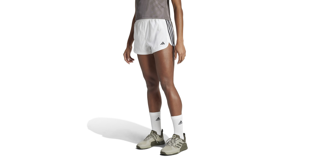 アディダス（adidas）（レディース）ペーサートレーニング スリーストライプス ウーブンハイライズショーツ KMC69-IS2171 ...