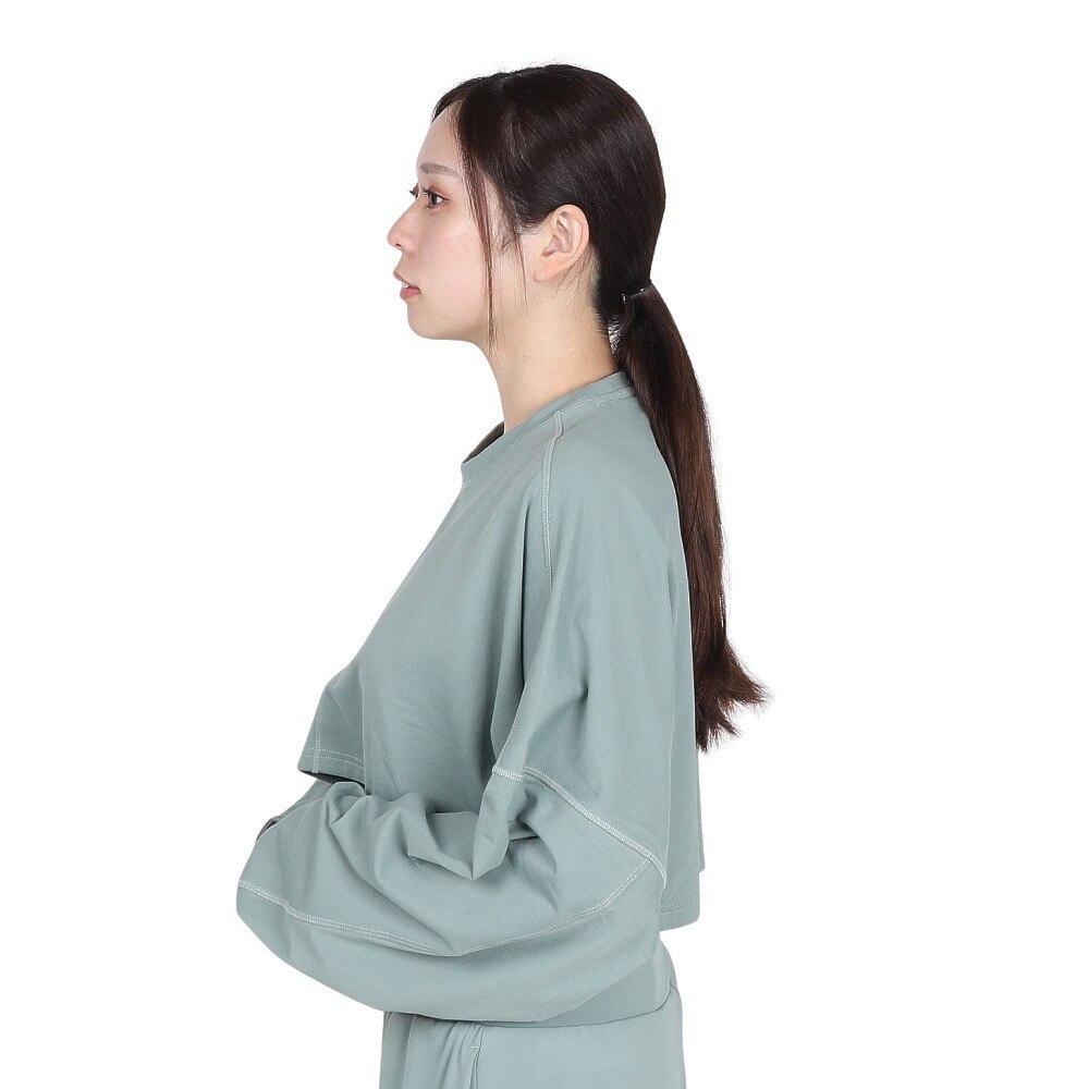 アディダス（adidas）（レディース）ヨガスタジオ クロップ スウェット NEN66-HR5086 | スポーツ用品はスーパースポーツゼビオ