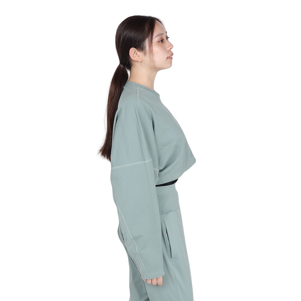 アディダス（adidas）（レディース）ヨガスタジオ クロップ スウェット NEN66-HR5086 | スポーツ用品はスーパースポーツゼビオ