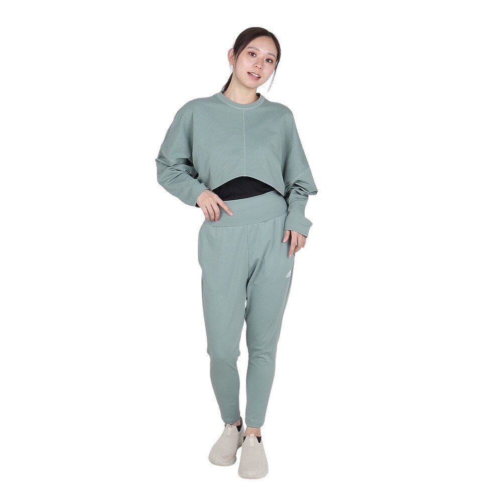 アディダス（adidas）（レディース）ヨガスタジオ クロップ スウェット NEN66-HR5086 | スポーツ用品はスーパースポーツゼビオ