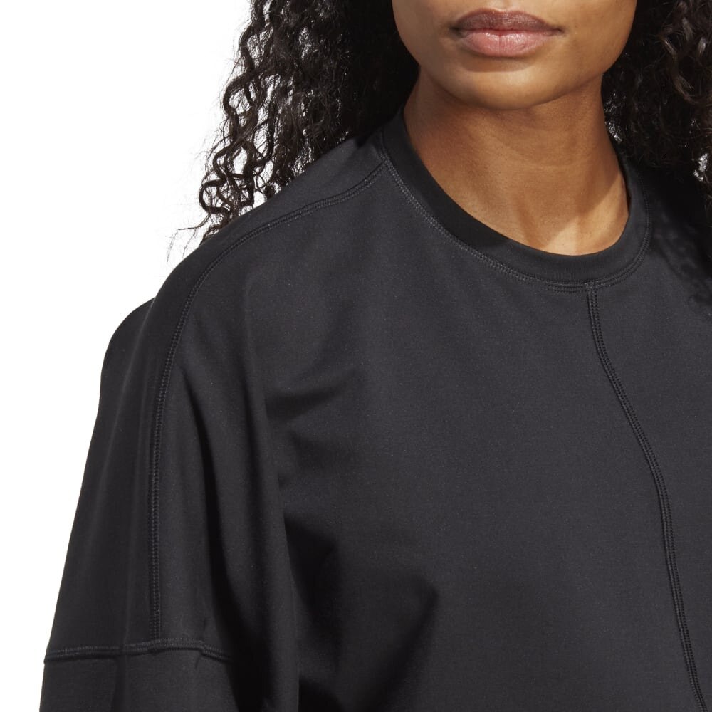 アディダス（adidas）（レディース）ヨガスタジオ クロップ スウェット NEN66-HS8121 | スポーツ用品はスーパースポーツゼビオ