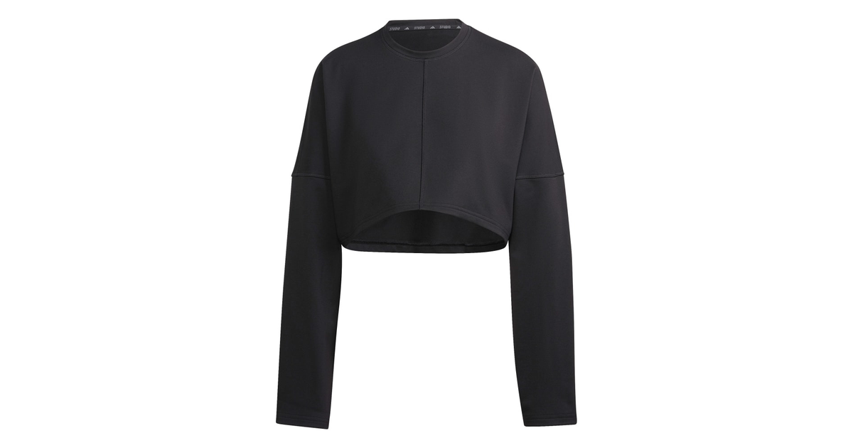 アディダス（adidas）（レディース）ヨガスタジオ クロップ スウェット NEN66-HS8121 | スポーツ用品はスーパースポーツゼビオ