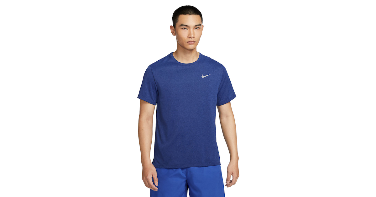 ナイキ（NIKE）（メンズ）ドライフィット UV マイラー 半袖 ランニングトップ DV9316-481 | アウトドア・キャンプ用品はエルブレス