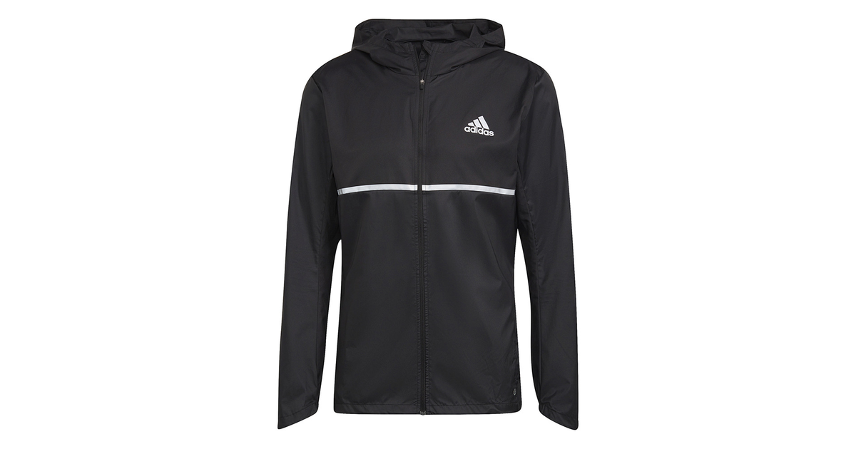 アディダス（adidas）（メンズ）ウィンドジャケット メンズ 防風 撥水 カバー フード付き オウン ザ ラン CS950-H58592 ...