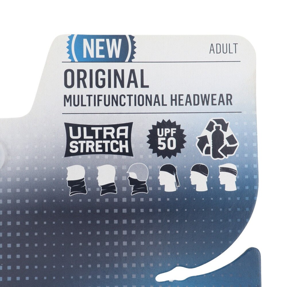 バフ（BUFF）（メンズ、レディース）ネックウォーマー フェイスマスク ヘアバンド UVカット 多機能 ORIGINAL SOLID NIGHT BLUE 334329 | スポーツ用品は ...