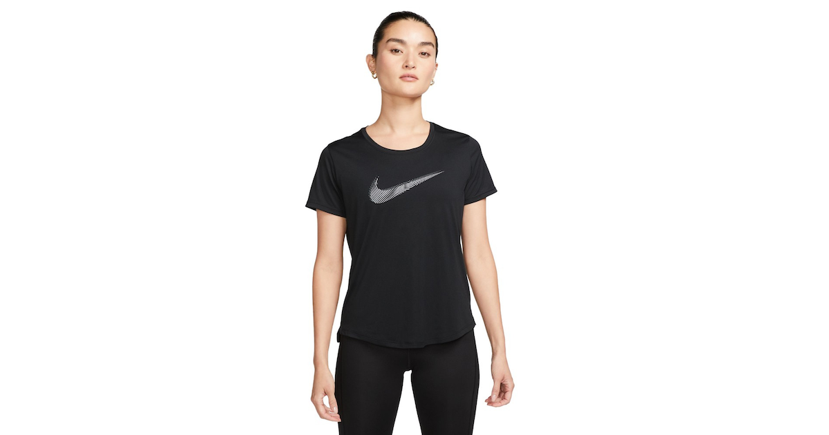 ナイキ（NIKE）（レディース）半袖シャツ レディース ドライフィット スウッシュ ハイブリッドFB4697-010 | スポーツ用品は ...