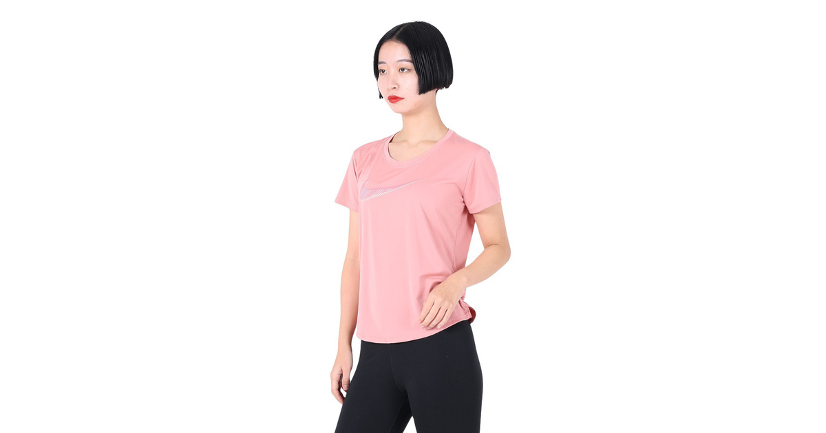 ナイキ（NIKE）（レディース）半袖Tシャツ レディース ドライフィット Swoosh FB4697-618 | スポーツ用品はスーパースポーツゼビオ