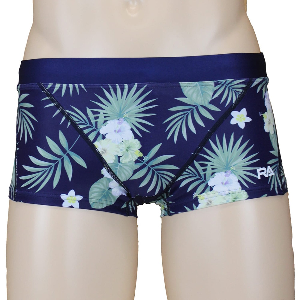 RA（RA）（メンズ）競泳水着 メンズ 水泳 ショートボクサー Flowers Bloom TROPICAL RA RA124-BTROP ...