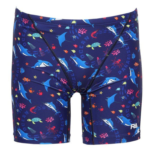 RA（RA）（メンズ）水着 メンズ 水泳 ロングボクサー SEA WORLD RA123-JSEAW NV | スポーツ用品はスーパースポーツゼビオ