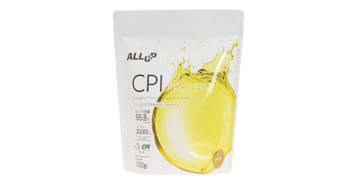 ALL UP（ALL UP）（メンズ、レディース）CPI プロテイン レモン味 330g GWM22TK010 コラーゲンペプチド クエン酸 | スポーツ用品はスーパースポーツゼビオ
