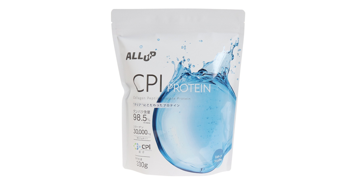 ALL UP（ALL UP）（メンズ、レディース）CPI プロテイン スポーツドリンク味 330g GWM22TK012 コラーゲンペプチド クエン酸 | スポーツ用品はスーパースポーツゼビオ