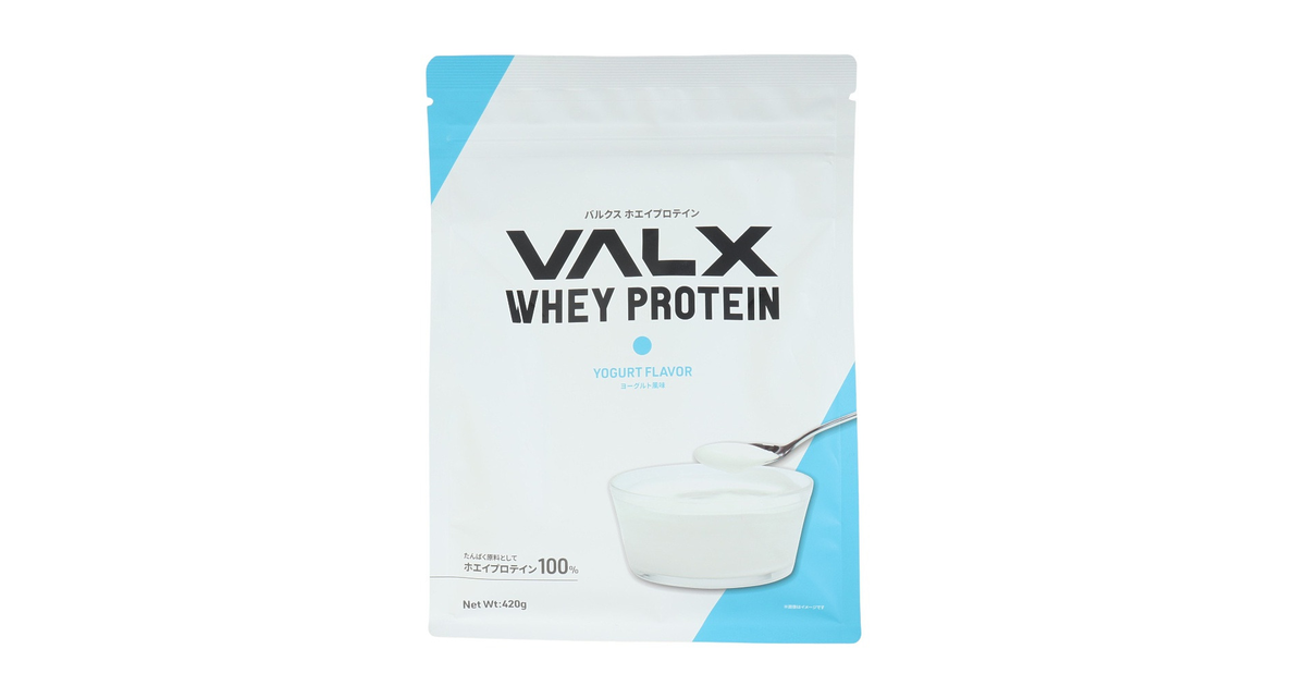 バルクス（VALX）（メンズ、レディース）バルクスホエイプロテイン ヨーグルト風味 420g VALXホエイプロテイン ヨーグルト タンパク質 運動 スポーツ筋トレ | スポーツ用品はスーパー ...