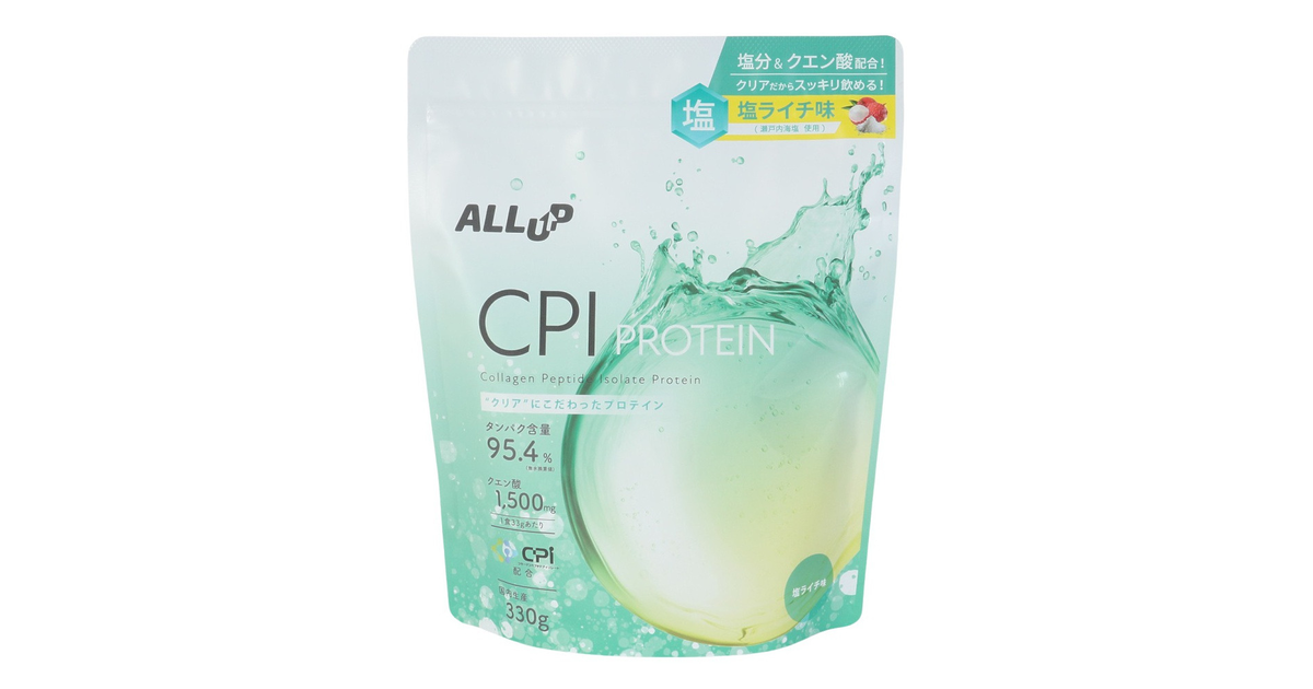ALL UP（ALL UP）（キッズ）CPIプロテイン塩 ライチ風味 330g GWM52TK005 | スポーツ用品はスーパースポーツゼビオ