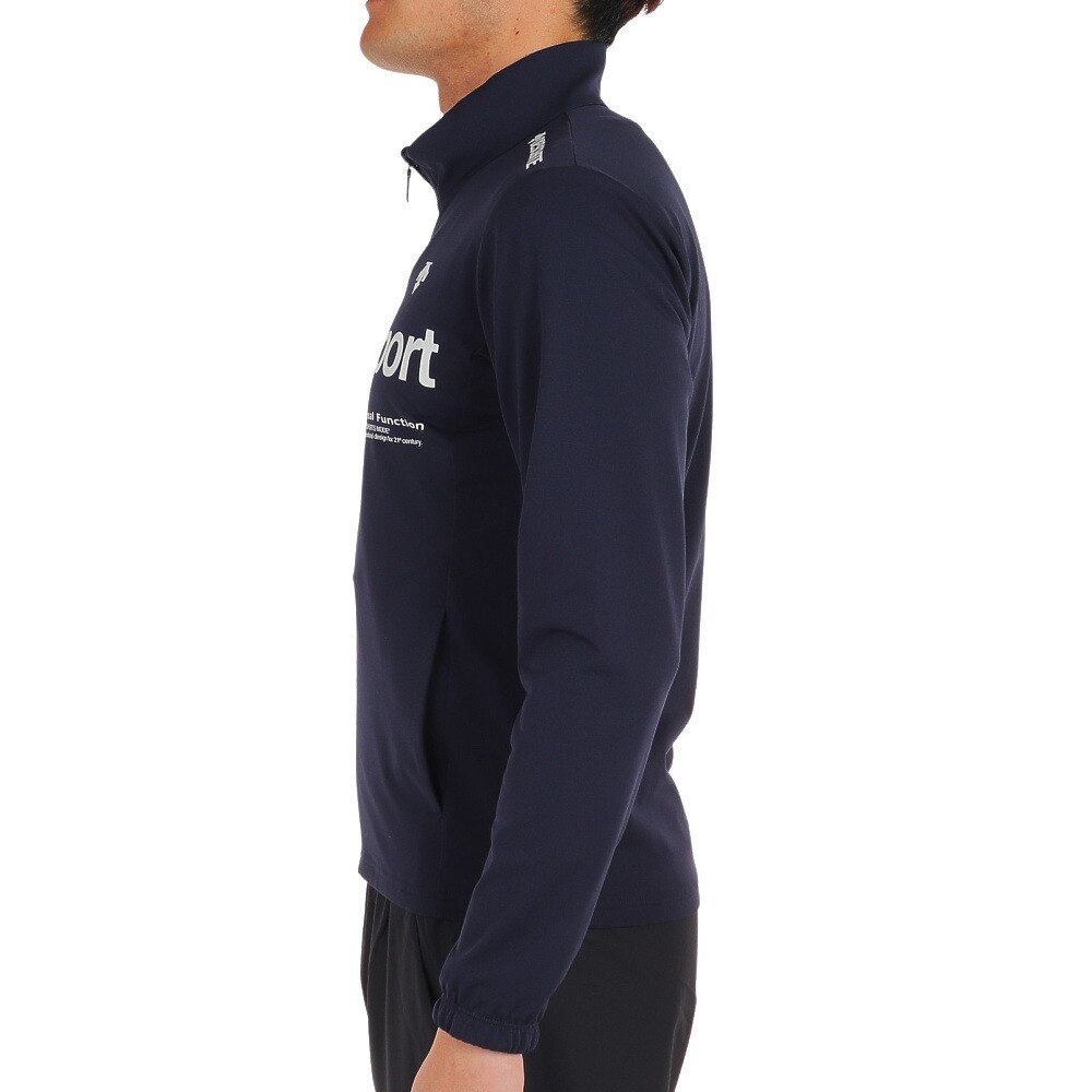 デサント（DESCENTE）（メンズ）防風 Move Sport スタンドジャケット DRY TRANSFER DMMSJF10 NV ...