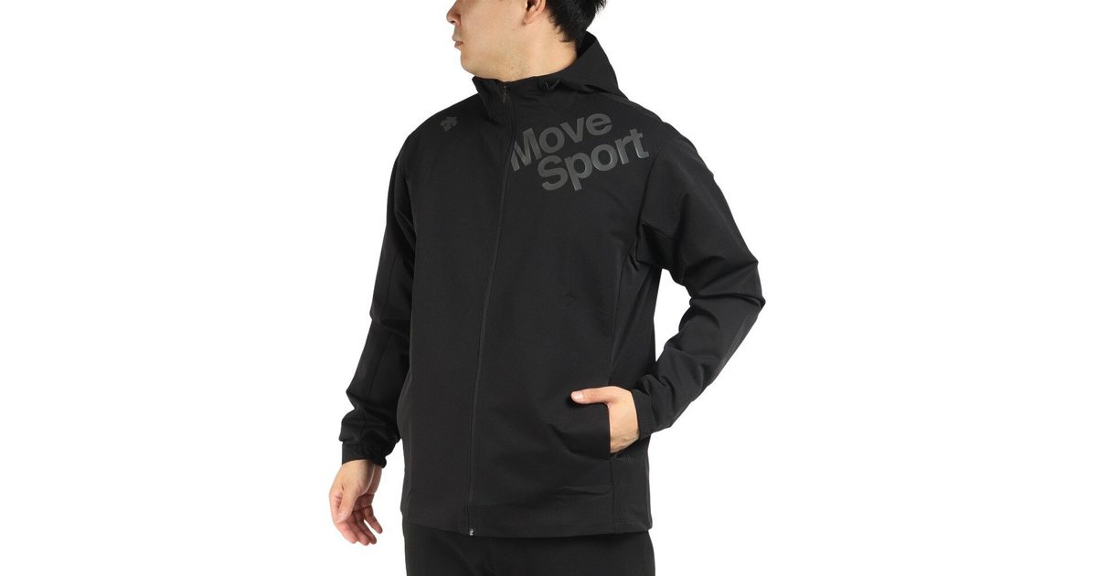 デサント（DESCENTE）（メンズ）ジャージ メンズ HEATNAVI AIRY TRANSFER DMMUJF12A BK ブラック | スポーツ用品はスーパースポーツゼビオ