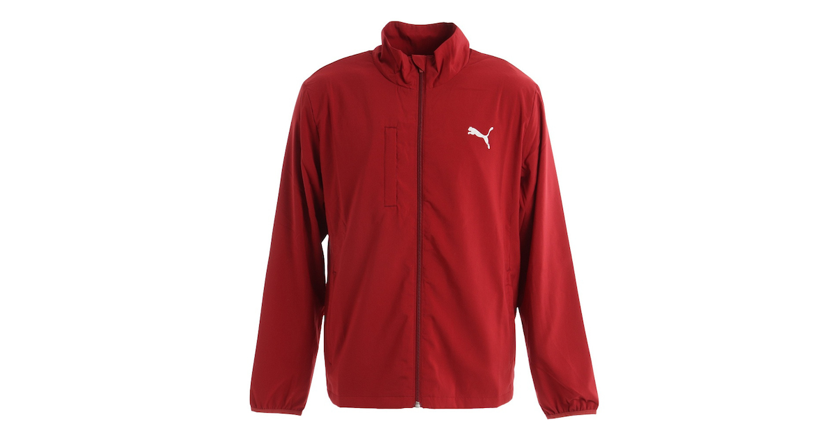 プーマ（PUMA）（メンズ）裏メッシュウーブンジャケット 523059 22 RED | スポーツ用品はスーパースポーツゼビオ