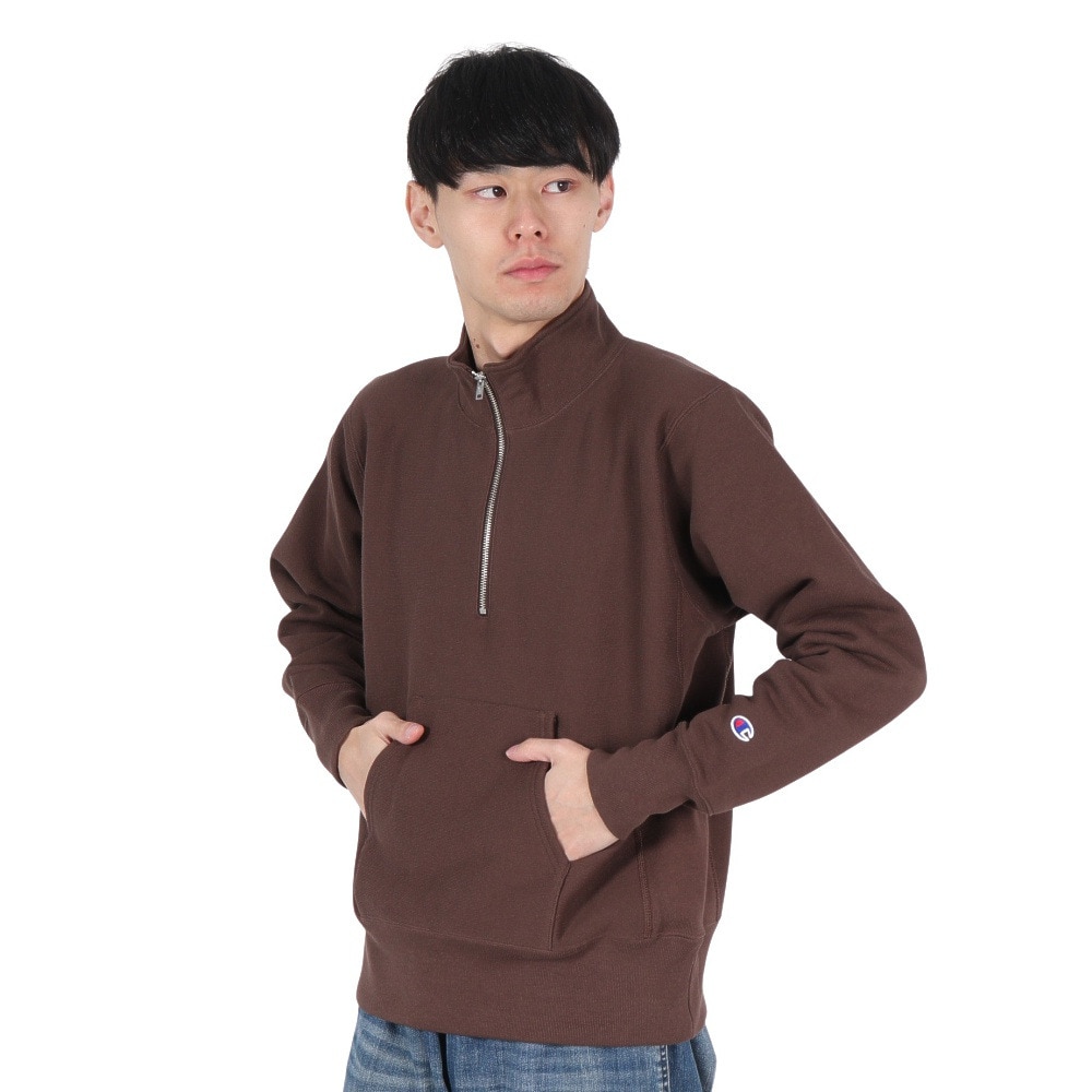 チャンピオン-ヘリテイジ（CHAMPION-HERITAGE）（メンズ）リバースウィーブ ハーフジップスウェットシャツ C3-Y017 870 ...