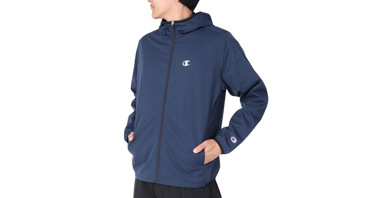 チャンピオン（CHAMPION）（メンズ）フーデッドジップジャケット 23FW C3-YS103 386 | スポーツ用品はスーパースポーツゼビオ