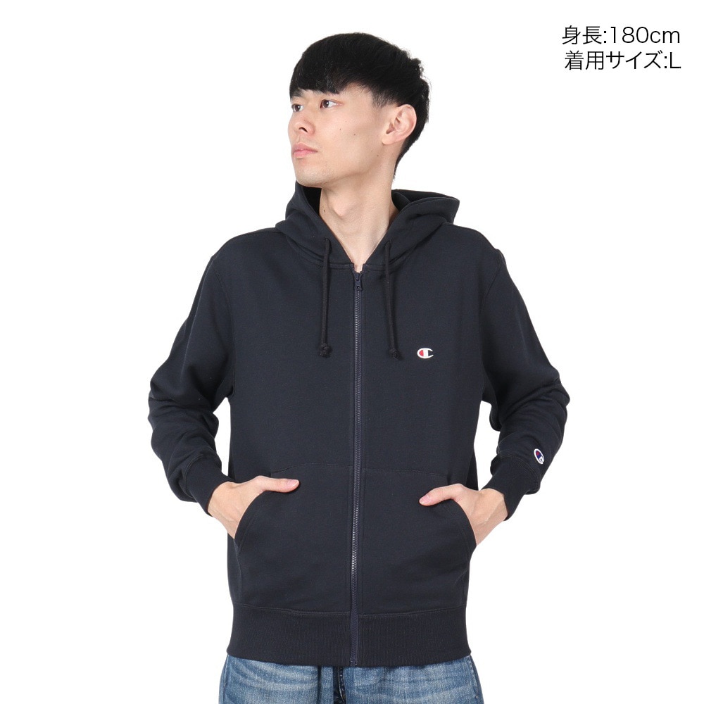 チャンピオン-ヘリテイジ（CHAMPION-HERITAGE）（メンズ）ベーシック ジップフーデッド スウェットシャツ C3-Y137 370 | ゴルフ用品はヴィクトリアゴルフ